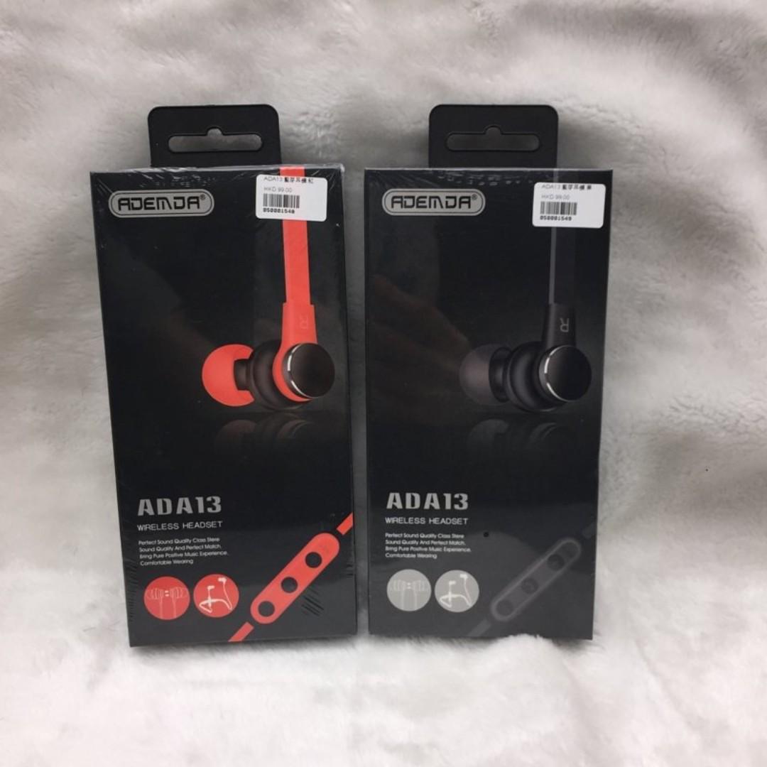 ADEMDA ADA13 Wireless Bluetooth Stereo Headset, Audio, Headphones ...