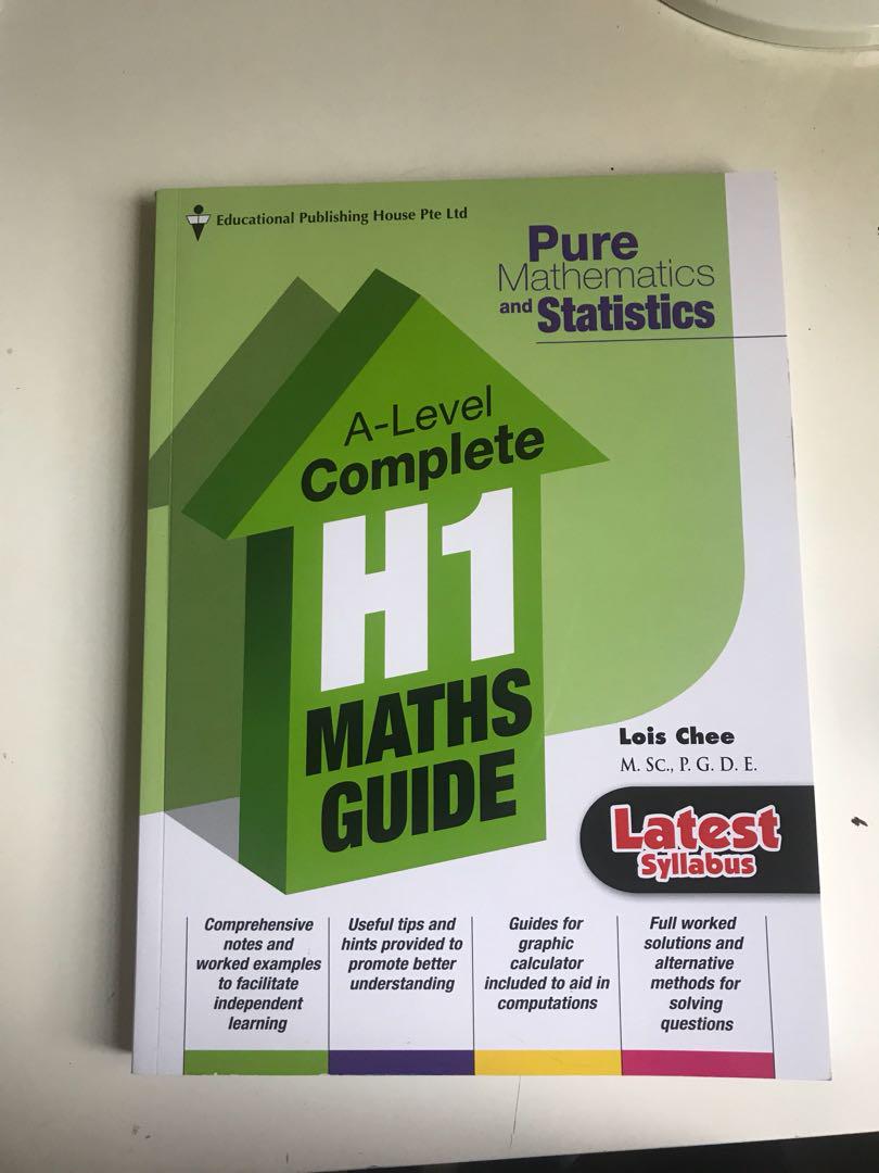 A-level complete H1 Maths Guide, Books & Stationery, Textbooks ...