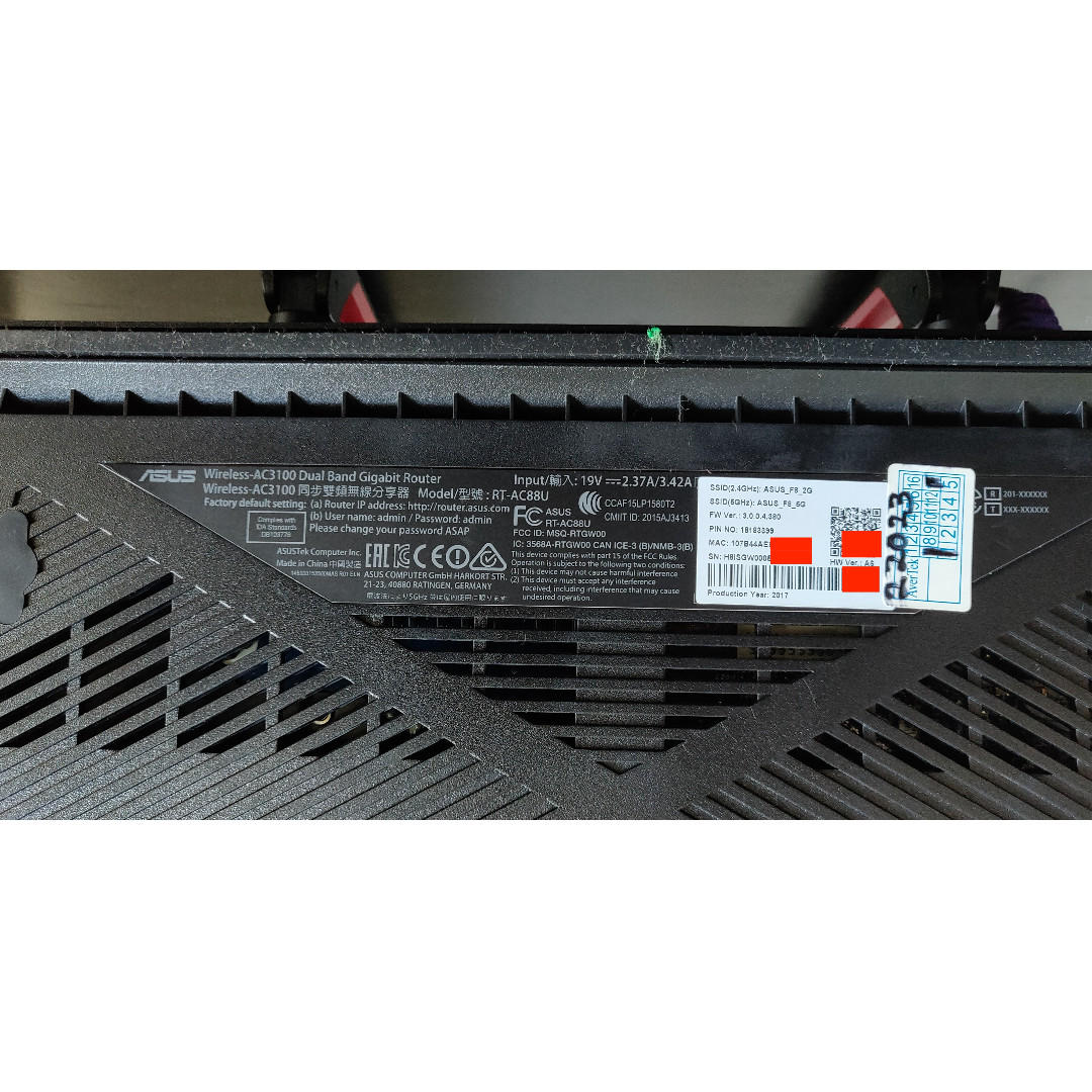 Asus AC88U Router, Computers & Tech, Parts & Accessories, Networking on ...