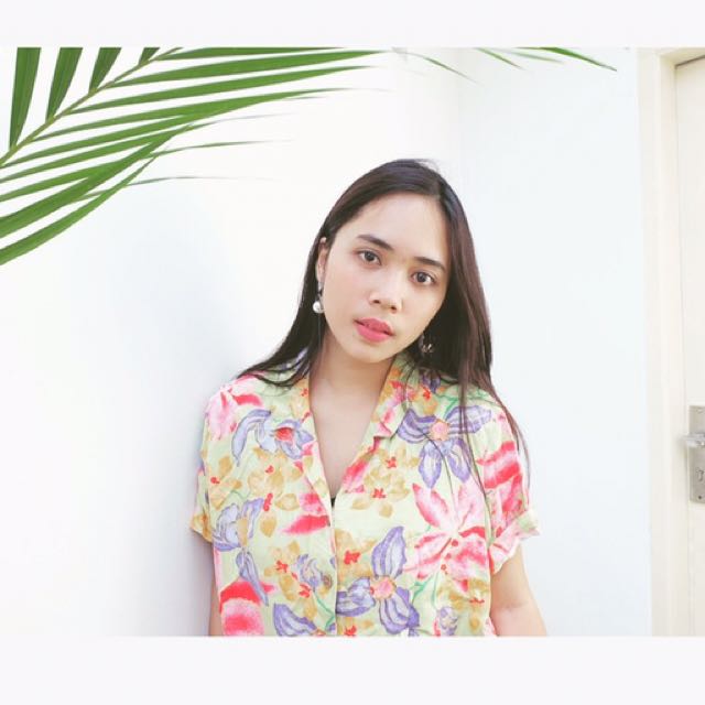 baju pantai floral bunga, Fesyen Wanita, Pakaian Wanita di Carousell