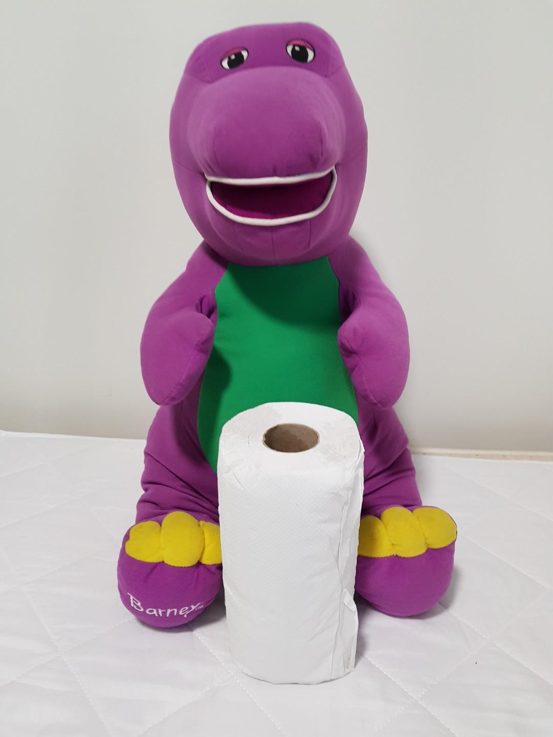 Large Barney Plush Toy, Hobbies & Toys, Toys & Games on Carousell