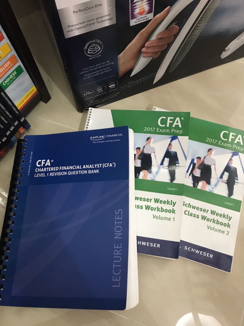 CFA LVL 1 2017 books Kaplan & Schweser, Hobbies & Toys, Books ...