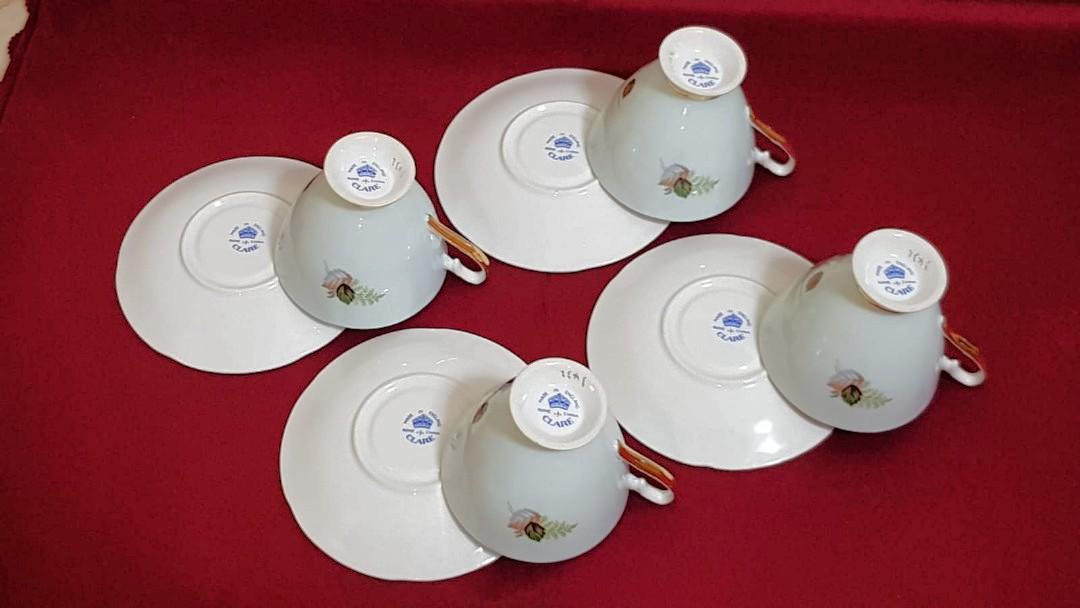 CLARE Fine Bone China Tea Set, Furniture & Home Living, Kitchenware ...