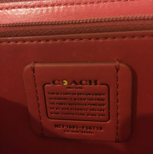 Coach limited edition PAC-man long wallet, Women's Fashion, Bags ...