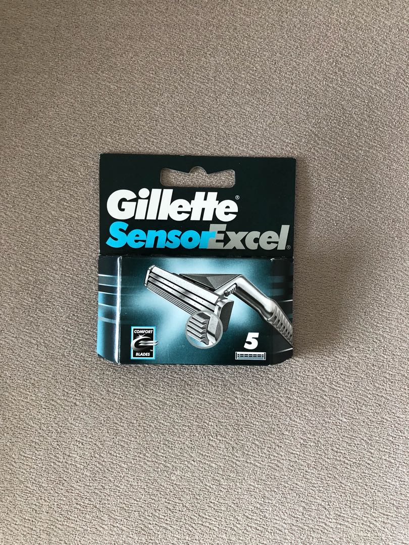 Gillette Sensor Excel Cartridges(Pack of 5), Beauty & Personal Care ...