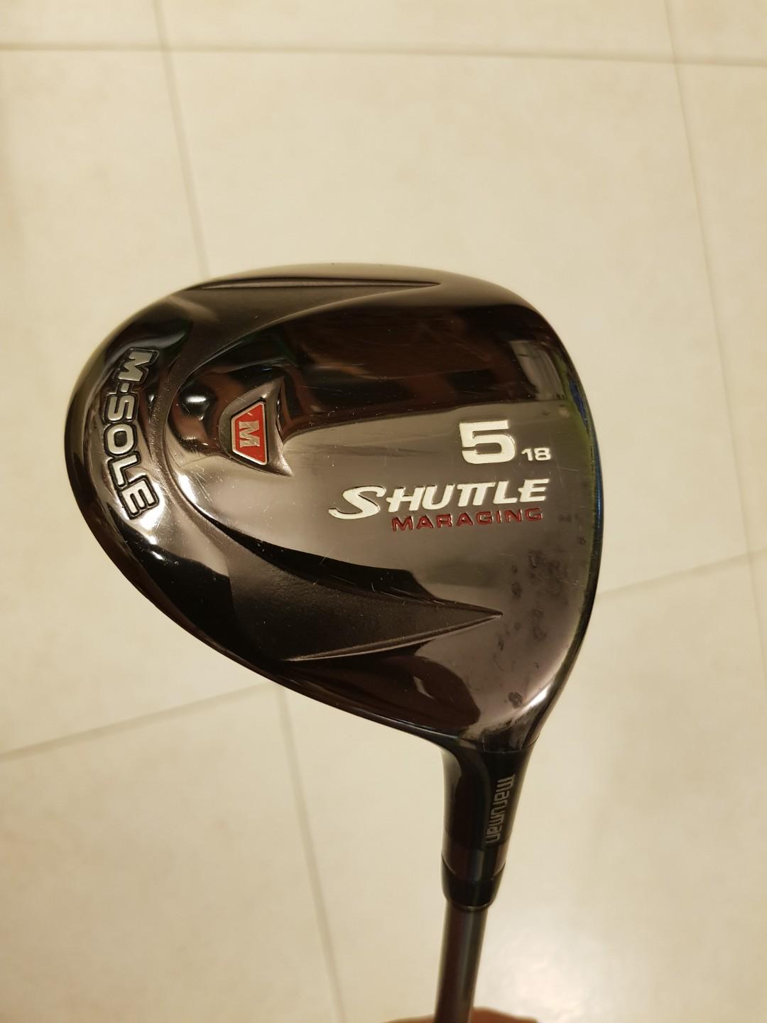Golf club Maruman shuttle 5 wood M-sole 18°, Sports Equipment, Sports ...