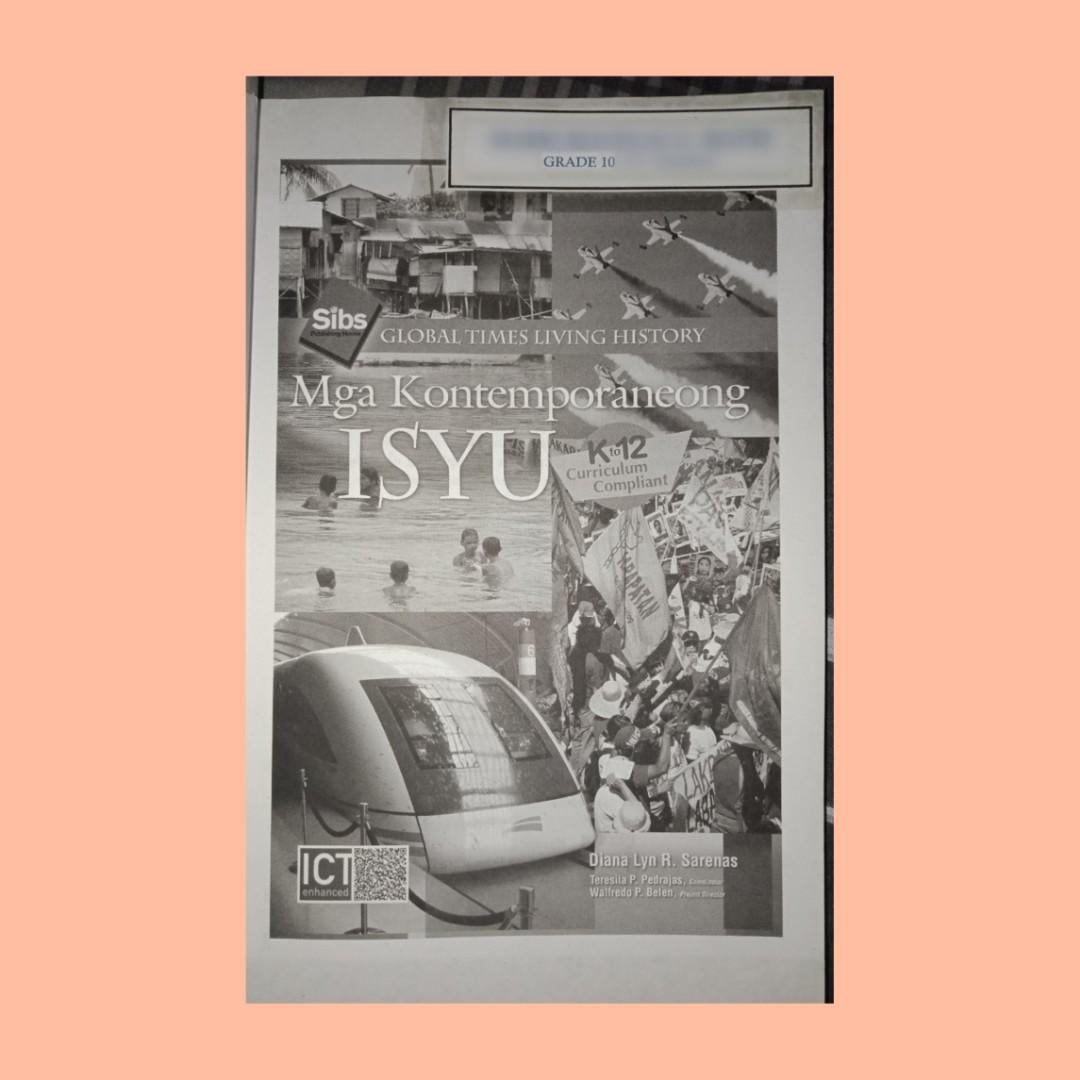 Grade 10 Contemporary Issues Book (Kontemporaneong Isyu), Hobbies ...