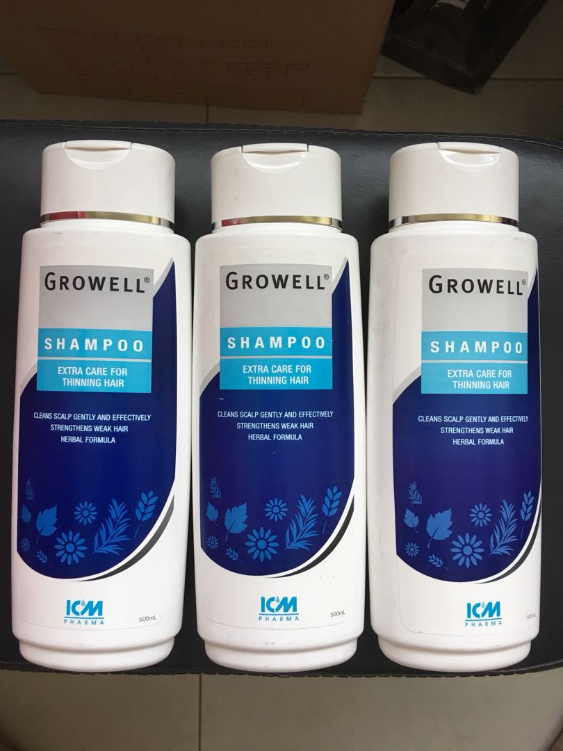 Growell Shampoo Extra Care for Thinning Hair, Beauty & Personal Care ...
