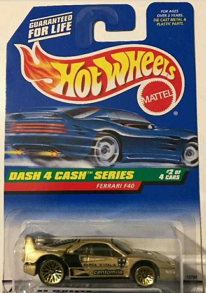 Hot wheels ferrari f40 gold engine bay opens, Hobbies & Toys, Toys ...