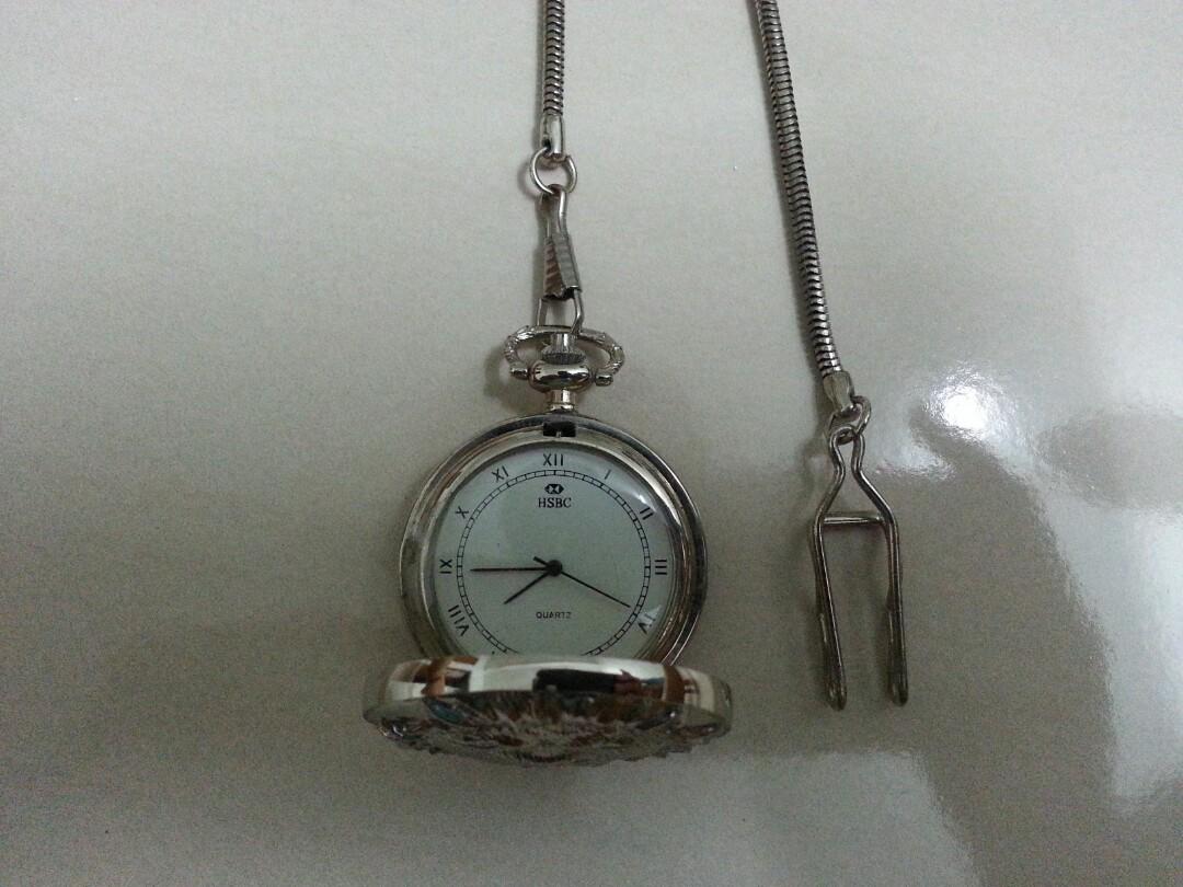 HSBC Pocket Watch, Women's Fashion, Watches & Accessories, Watches on ...