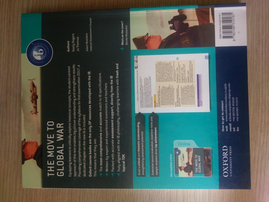 IB History: The Move to Global War Couse Companion by Keely Rogers and ...