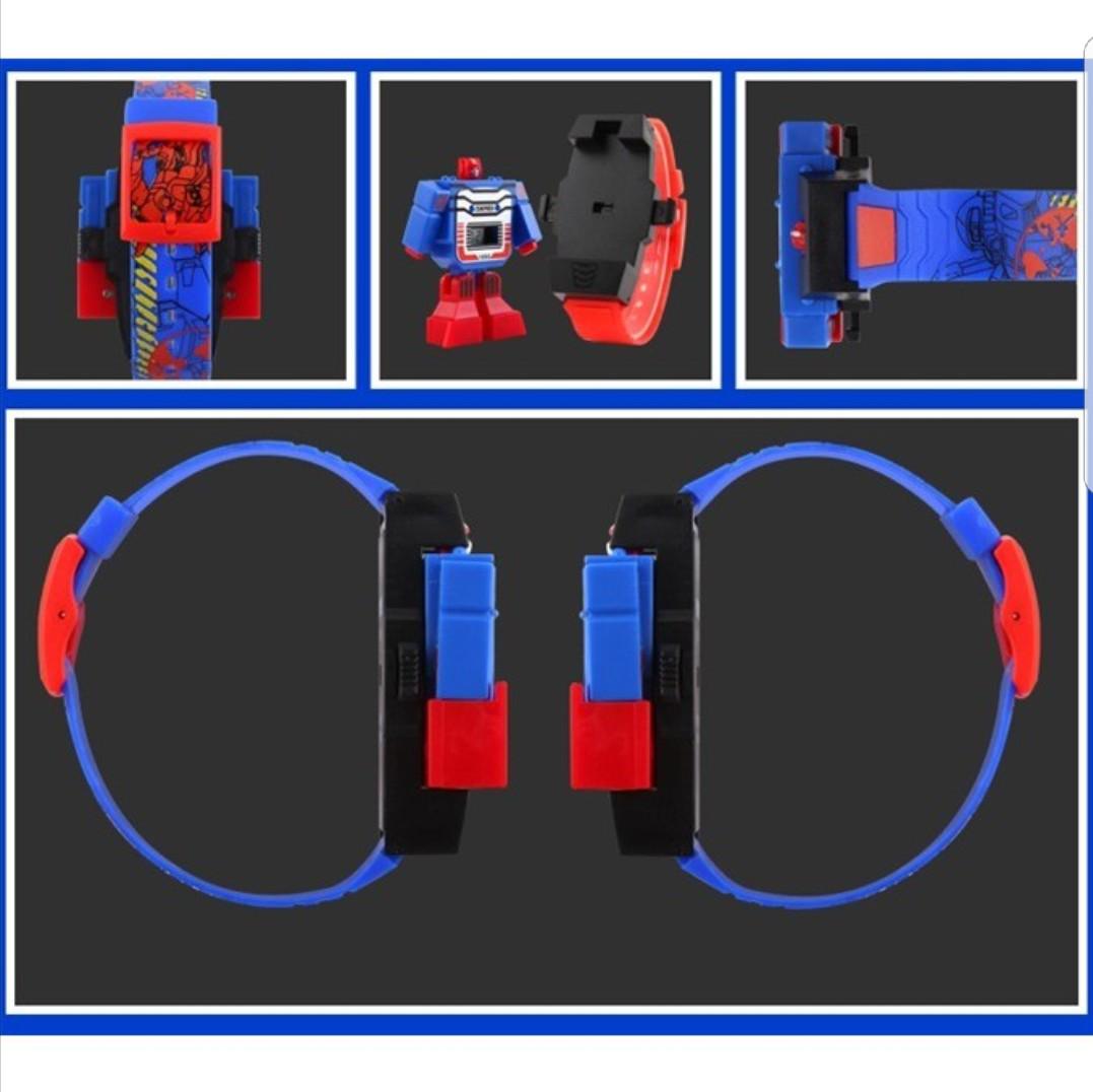 KIDS TRANSFORMER WATCH, Luxury, Apparel on Carousell