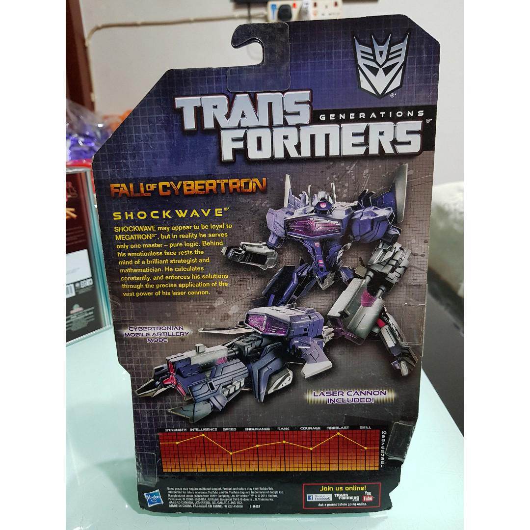 MISB Hasbro Transformers Fall of Cybertron - Shock Wave ( Deluxe ...