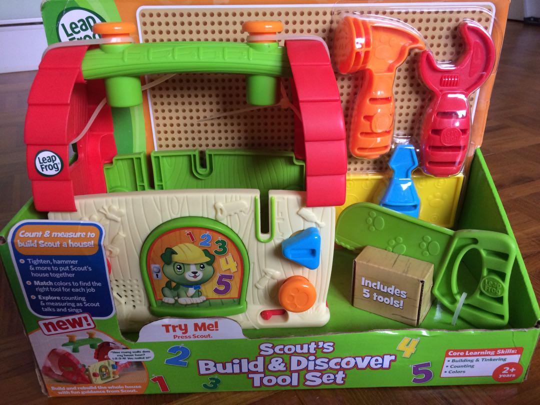 *New* Leap Frog Scout's Build & Discover Tool Set, Hobbies & Toys, Toys ...