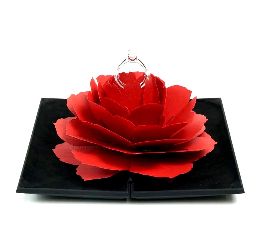 [CLEARANCE] ORIGINAL Pop-up Ring Box Case for Engagement/Proposal ...