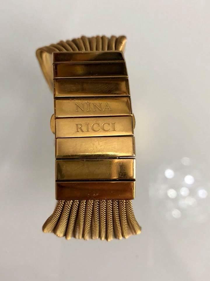 Nina Ricci Authentic Ribbon Ladies Gold Watch, Women's Fashion, Watches ...