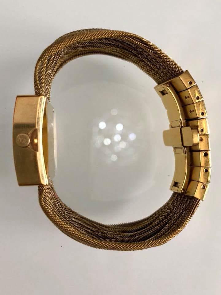 Nina Ricci Authentic Ribbon Ladies Gold Watch, Women's Fashion, Watches ...