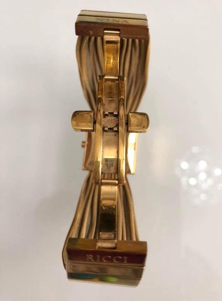 Nina Ricci Authentic Ribbon Ladies Gold Watch, Women's Fashion, Watches ...