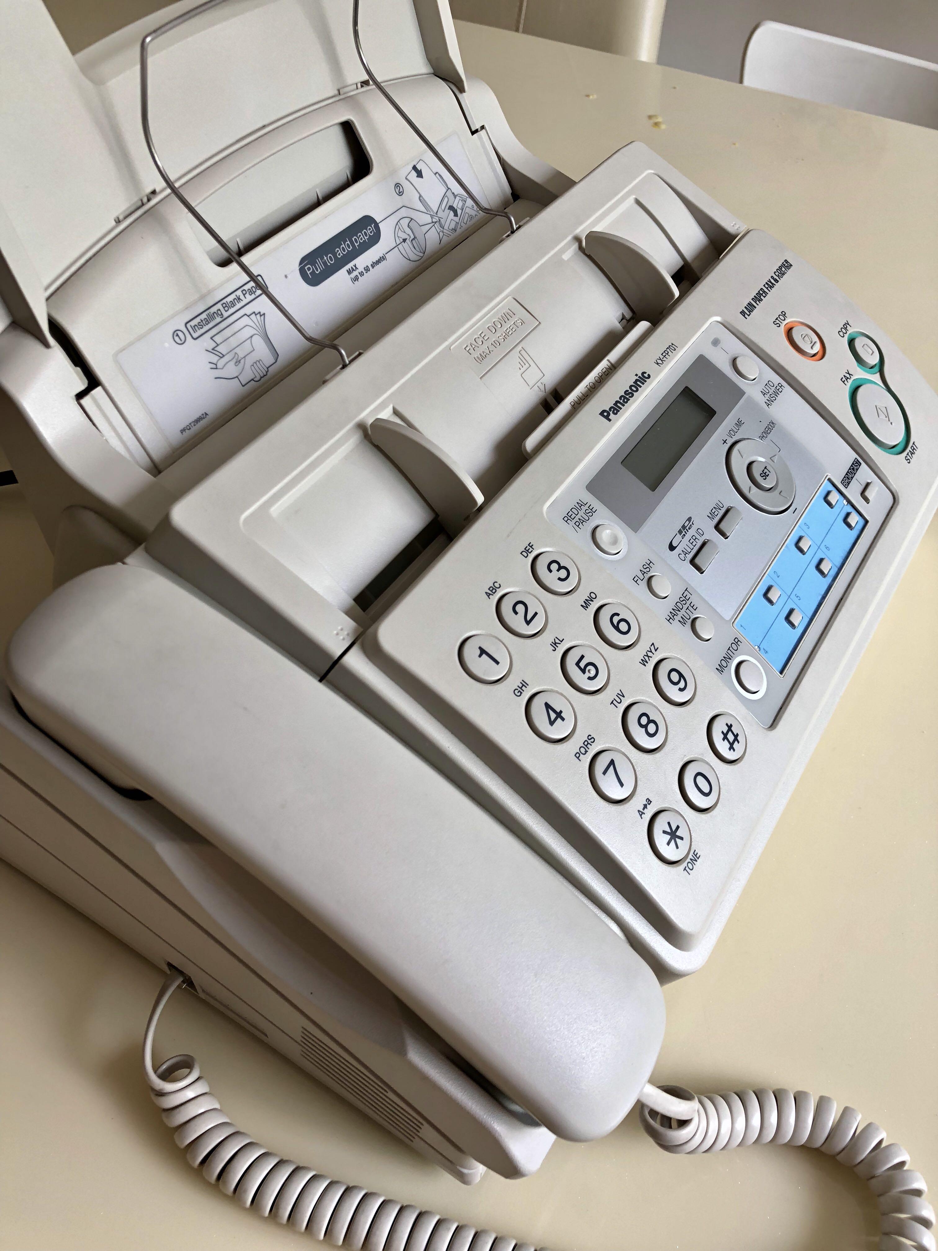 Panasonic KX-FP701 Fax Machine, Computers & Tech, Printers, Scanners & Copiers on Carousell