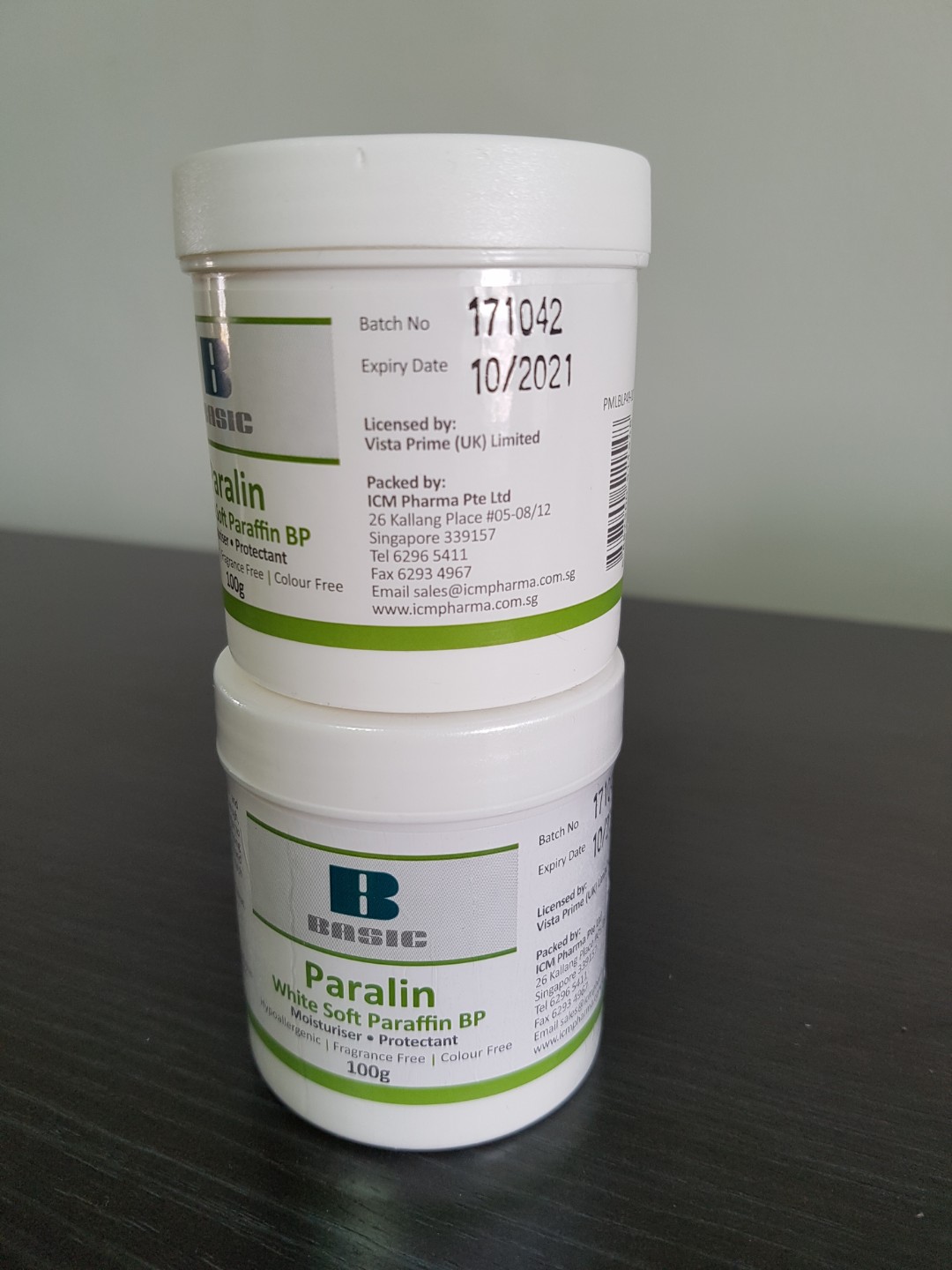 Paralin White Soft Paraffin BP (100g) x 2 bottles on Carousell