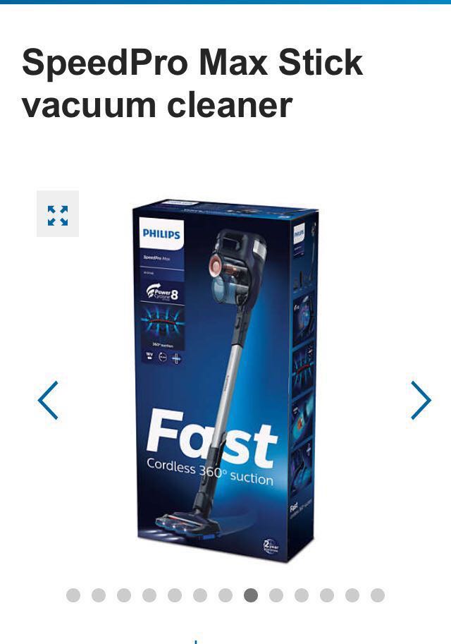 Philips speed pro max stick vacuum cleaner cordless, TV & Home ...