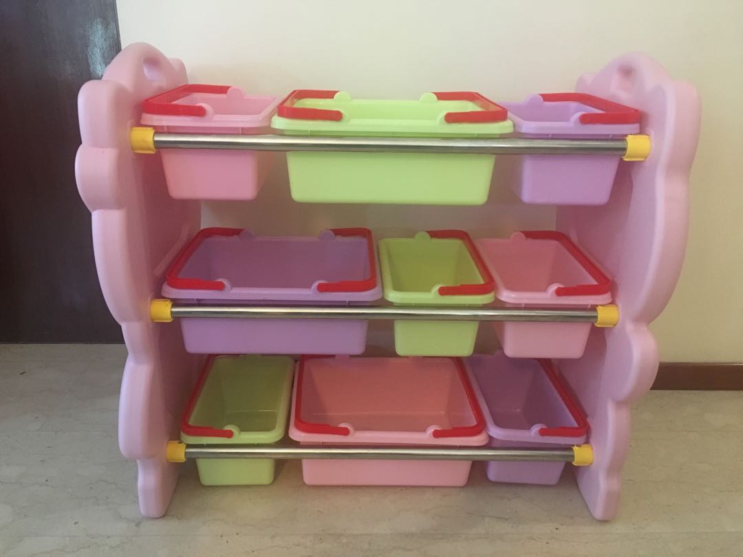 Plastic Toy Rack / Shelf, Babies & Kids, Baby Nursery & Kids Furniture ...