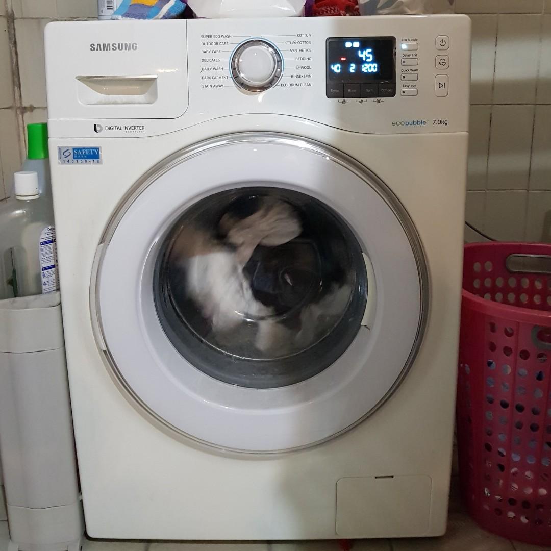 Samsung Digital Inverter Washing Machine, TV & Home Appliances, Washing ...