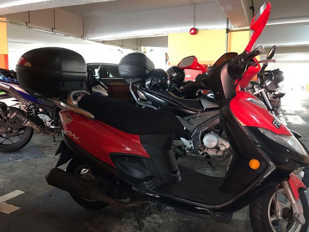 Suzuki AN125, Motorcycles, Motorcycles for Sale, Class 2B on Carousell