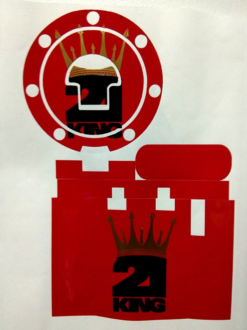 Tank Cap & IU Unit Sticker, Motorcycles, Motorcycle Accessories on ...