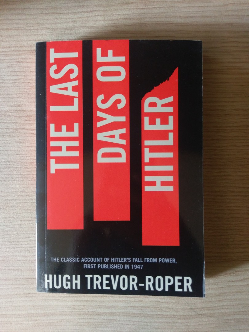 The Last Days of Hitler by Hugh Trevor-Roper, Books & Stationery, Non ...