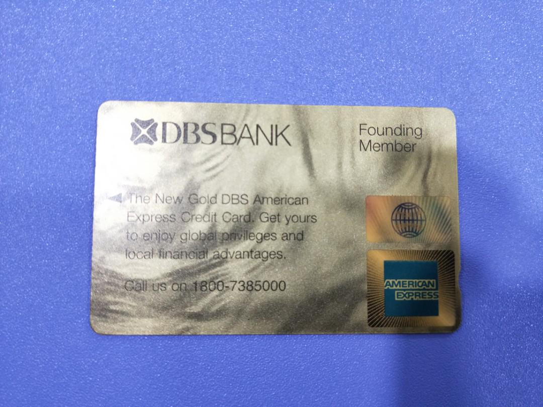 Vintage phonecard - The New Gold DBS AMEX credit card, Hobbies & Toys ...
