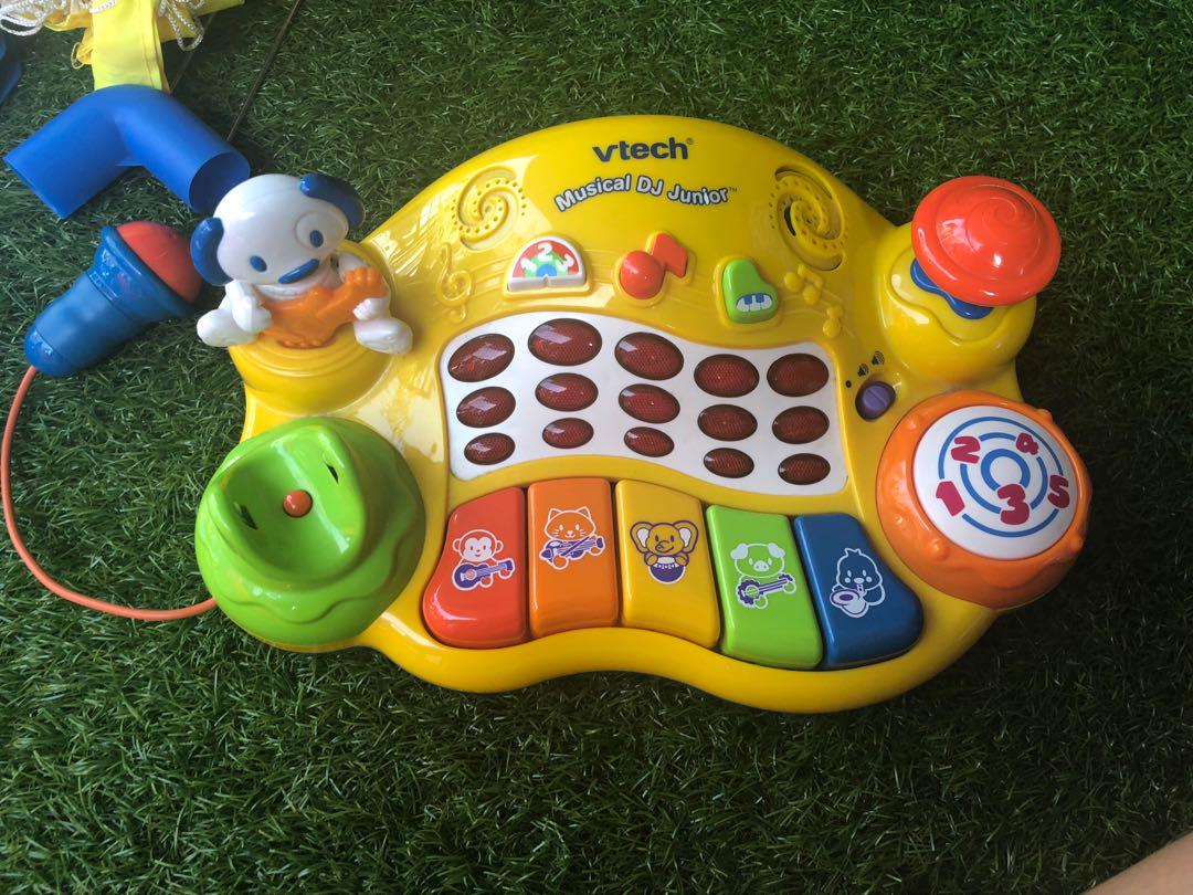 Vtech Musical DJ Junior / Leap Frog Touch Magic and FisherPrice laptop ...