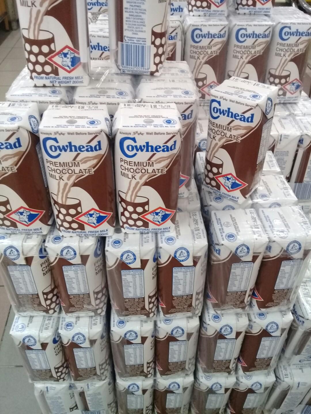 COWHEAD PREMIUM CHOCOLATE MILK DRINK FOR ONLY 19 PESOS EACH FOR ORDERS ...