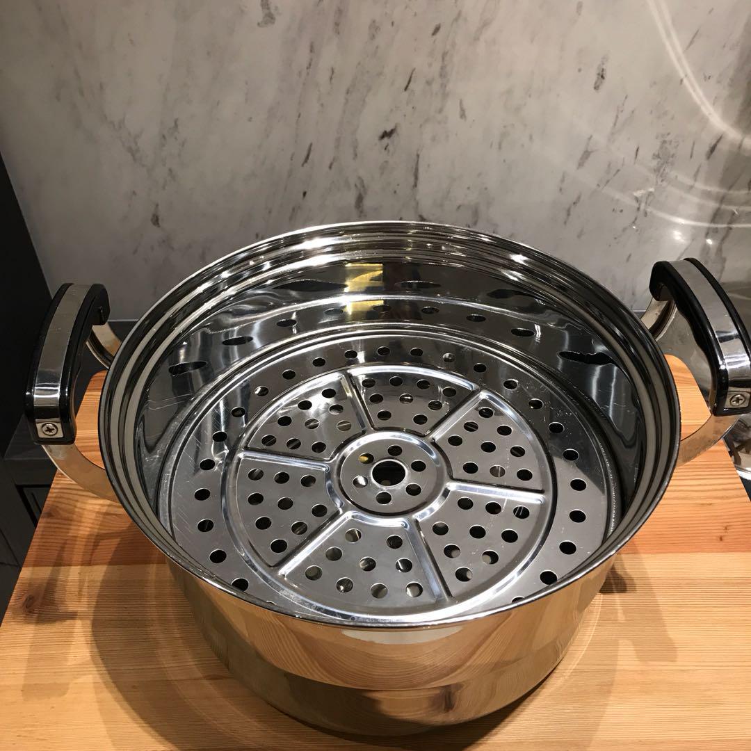 Dolphin Stainless Steel Double-Deck Steamer, Furniture & Home Living ...