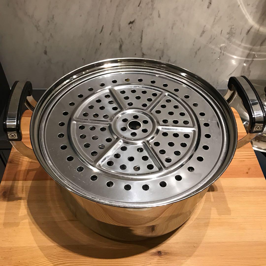 Dolphin Stainless Steel Double-Deck Steamer, Furniture & Home Living ...