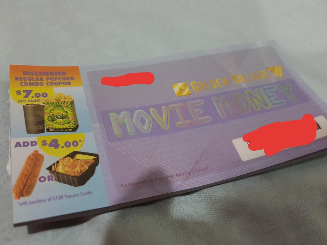 GV Movie Voucher (+ Popcorn Combo Deal), Tickets & Vouchers, Vouchers ...
