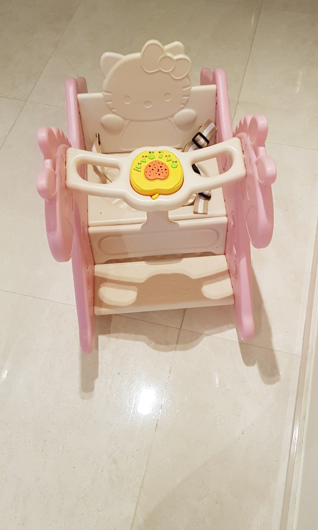 Hello Kitty Rocking Horse, Babies & Kids, Baby Nursery & Kids Furniture ...