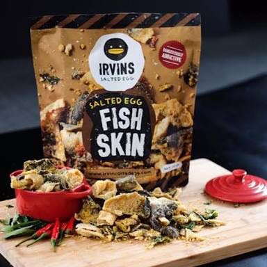 Irvin’s Salted Egg Fish Skin - BIG, Food & Drinks, Packaged & Instant ...