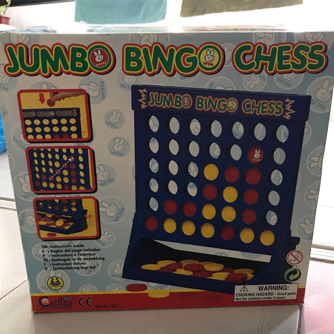 Jumbo Bingo Chess, Hobbies & Toys, Toys & Games on Carousell
