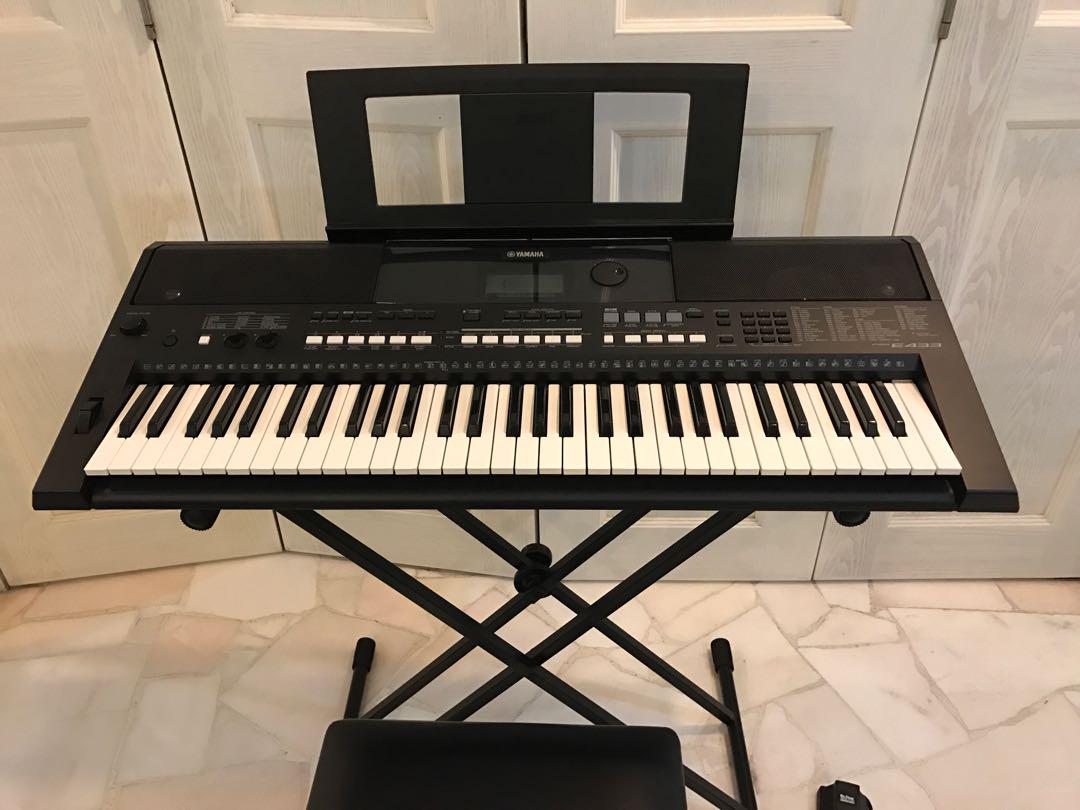 Keyboard Yamaha PSR - E433, for sale., Hobbies & Toys, Music & Media ...