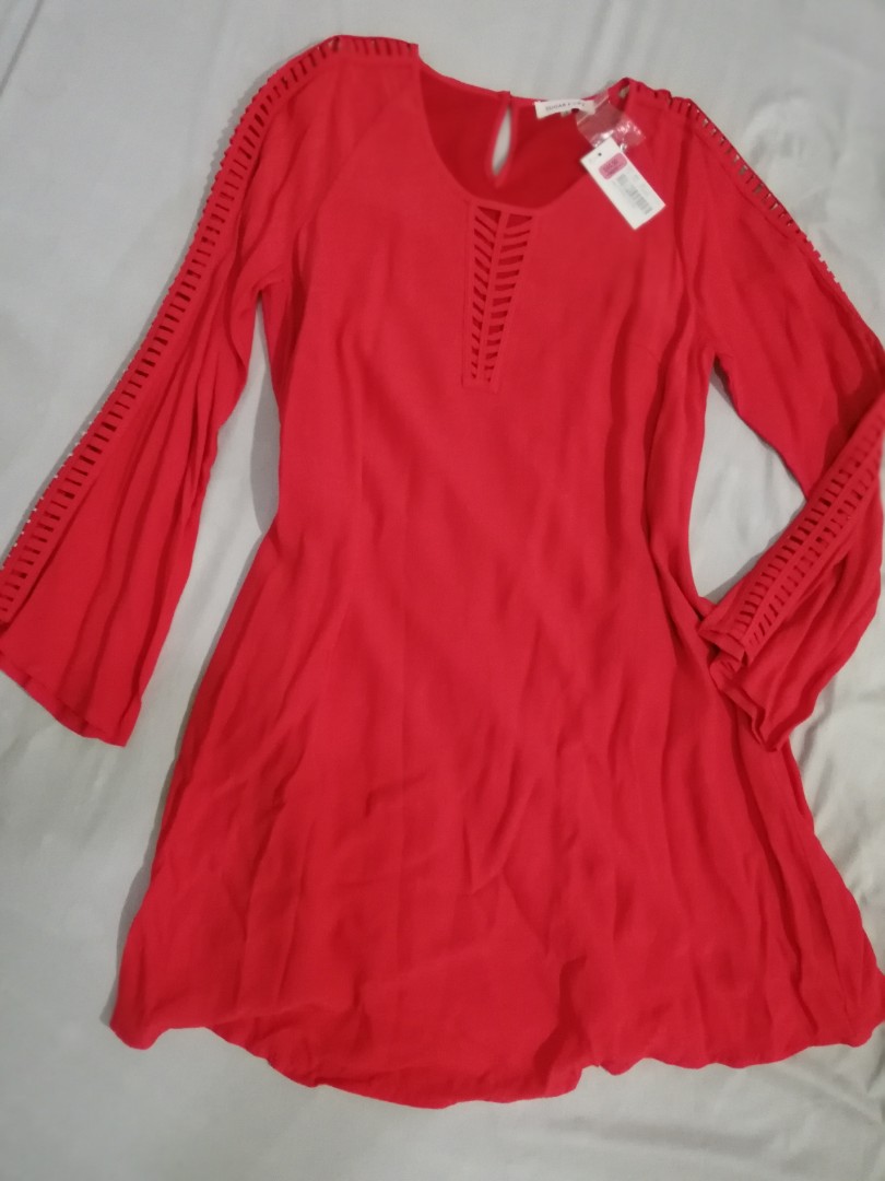 Light red dress, Women's Fashion, Dresses & Sets, Dresses on Carousell