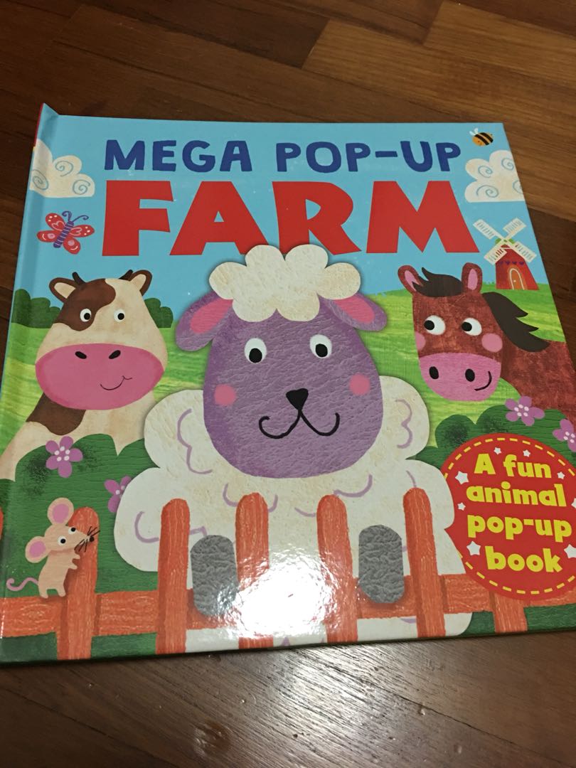 Mega Pop Up Farm pop-up book, Hobbies & Toys, Books & Magazines ...