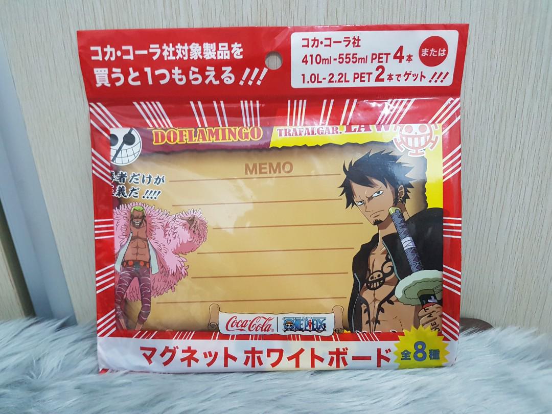 One Piece x Coca Cola Collectible Mini Whiteboard with Whiteboard ...