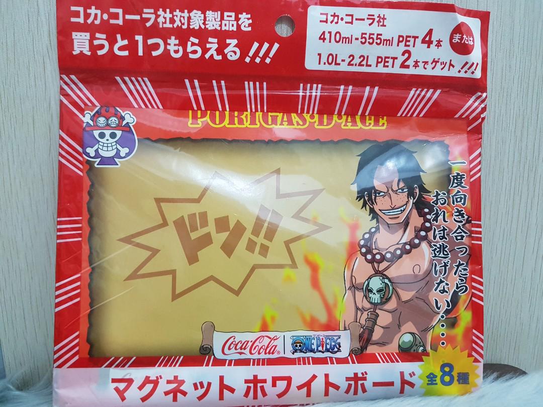 One Piece x Coca Cola Collectible Mini Whiteboard with Whiteboard ...