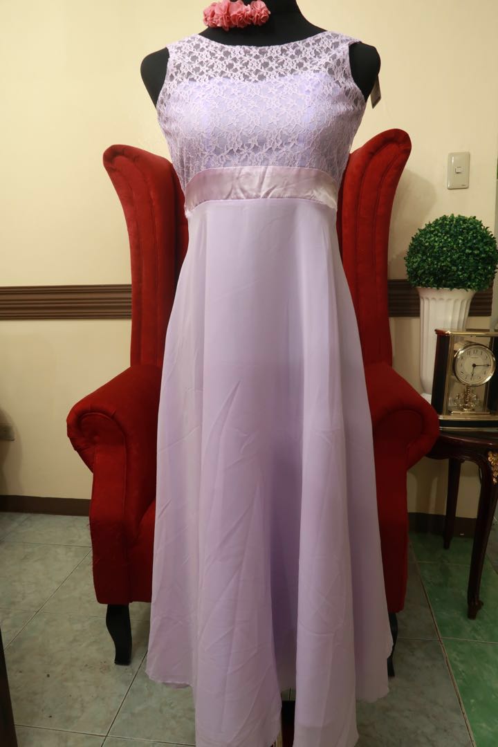 Pastel Violet Formal Dress, Women's Fashion, Dresses & Sets, Dresses on ...