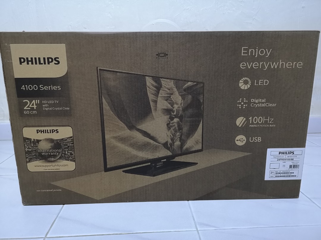 Philips 24" HD LED TV, TV & Home Appliances, TV & Entertainment, TV ...