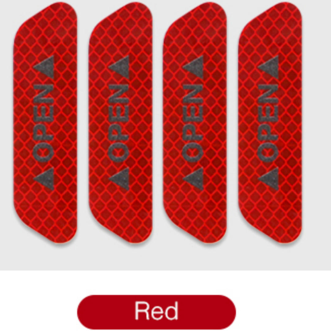 Reflective Sticker Door Open Warning Safety Car Sticker, Car ...