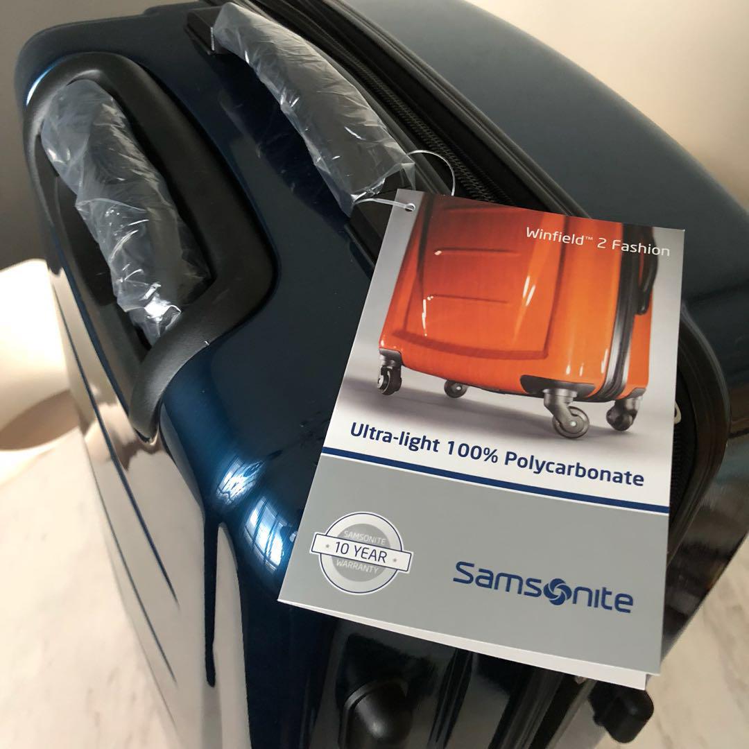 Samsonite Winfield 2 ultra light 24” 24 inch spinner luggage, Hobbies ...