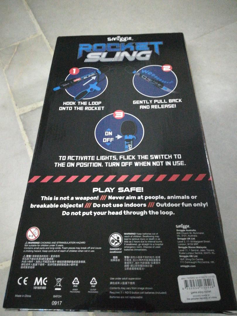 Smiggle rocket sling, Hobbies & Toys, Toys & Games on Carousell