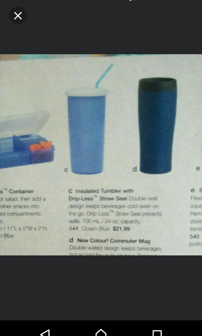 Tupperware Insulated Tumbler, Furniture & Home Living, Kitchenware ...